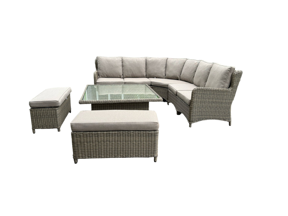 Rattan Large Corner Set – Simply Dutch