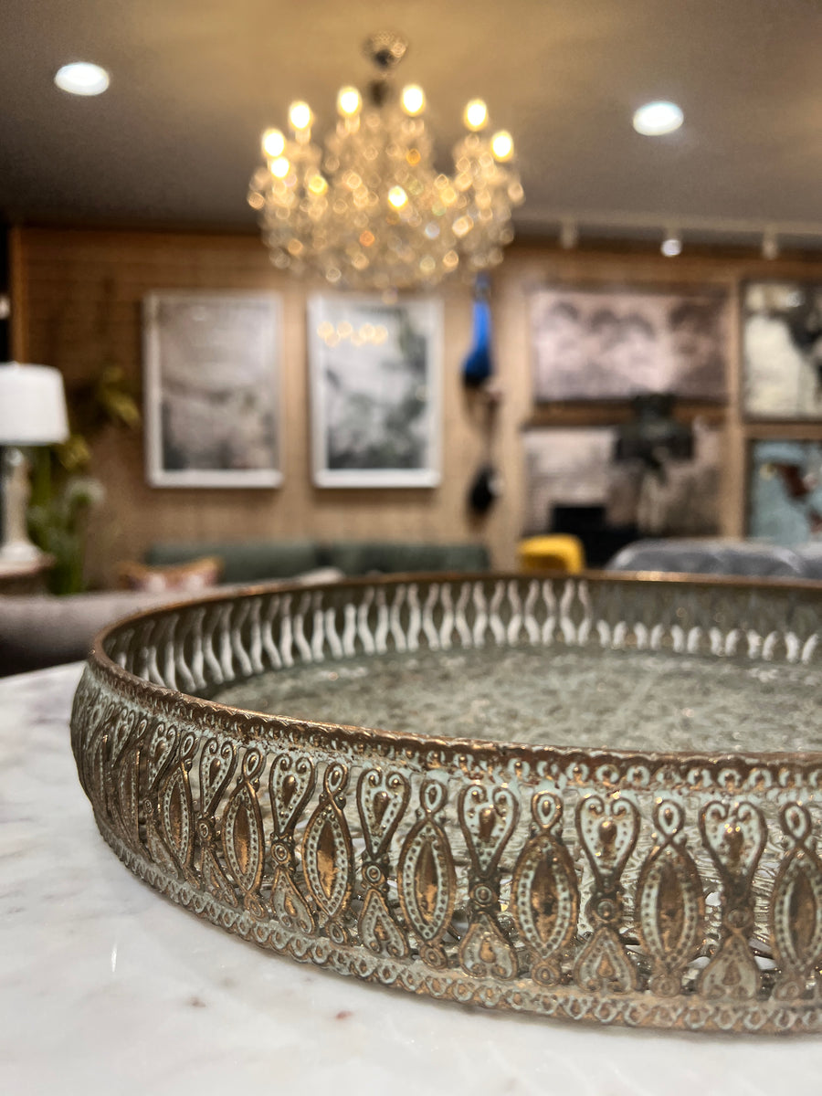 Round Filigree Tray – Simply Dutch