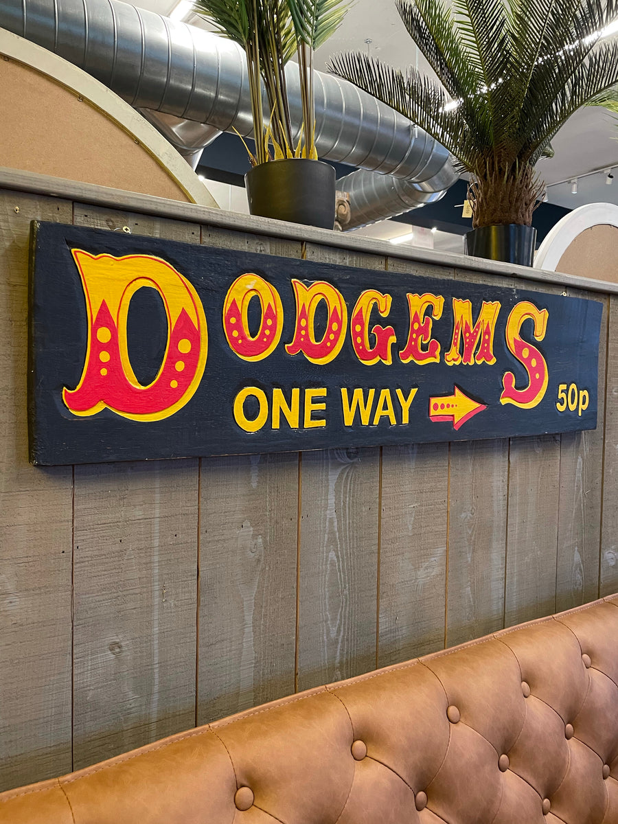Dodgems Sign – Simply Dutch