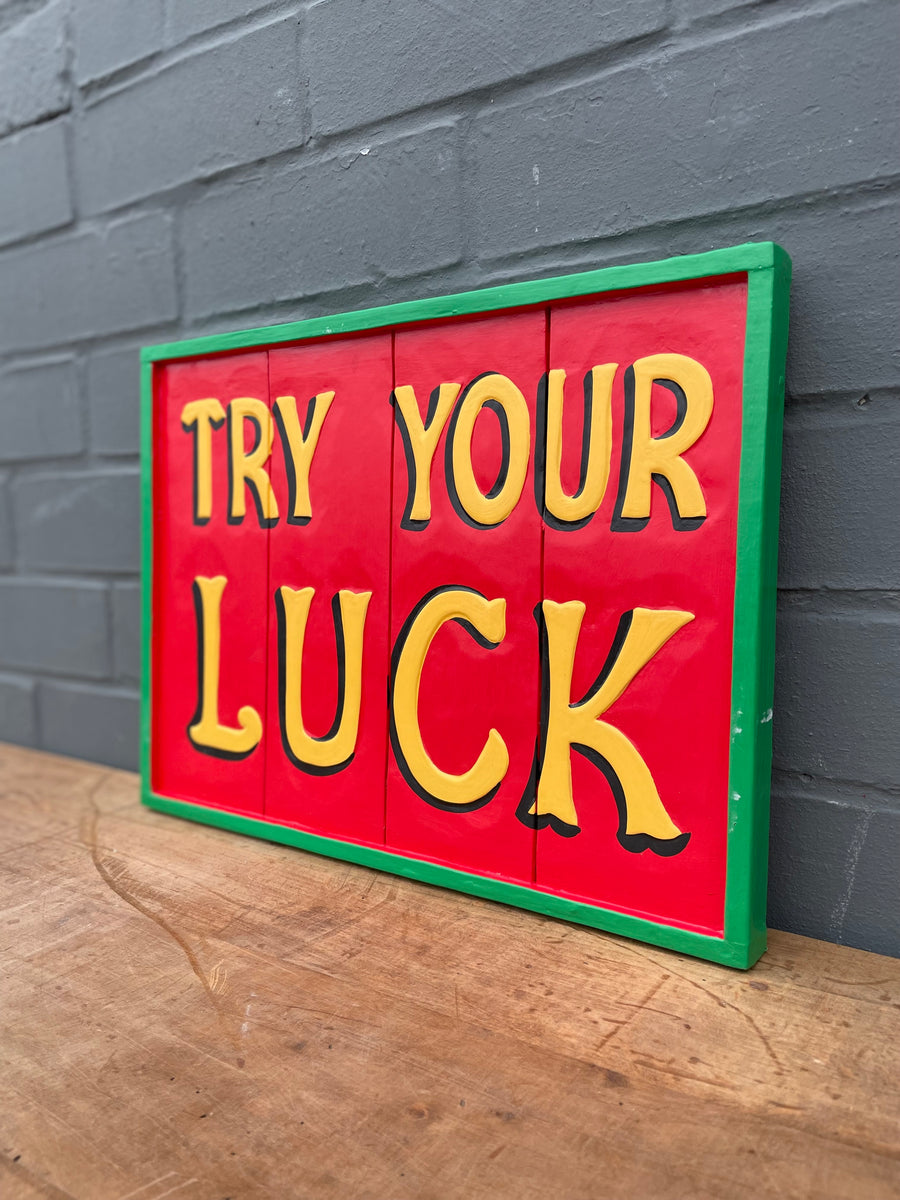 Try Your Luck Sign 🍀 – Simply Dutch
