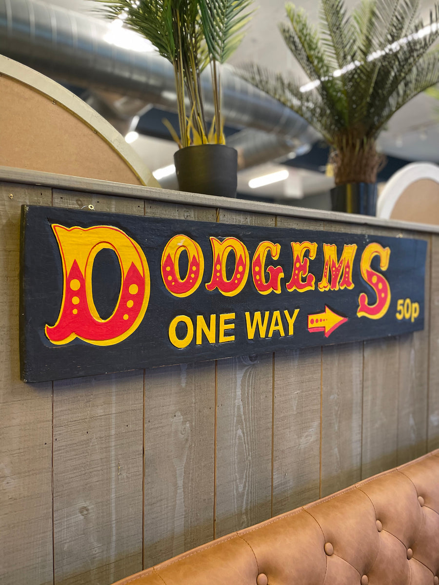 Dodgems Sign – Simply Dutch